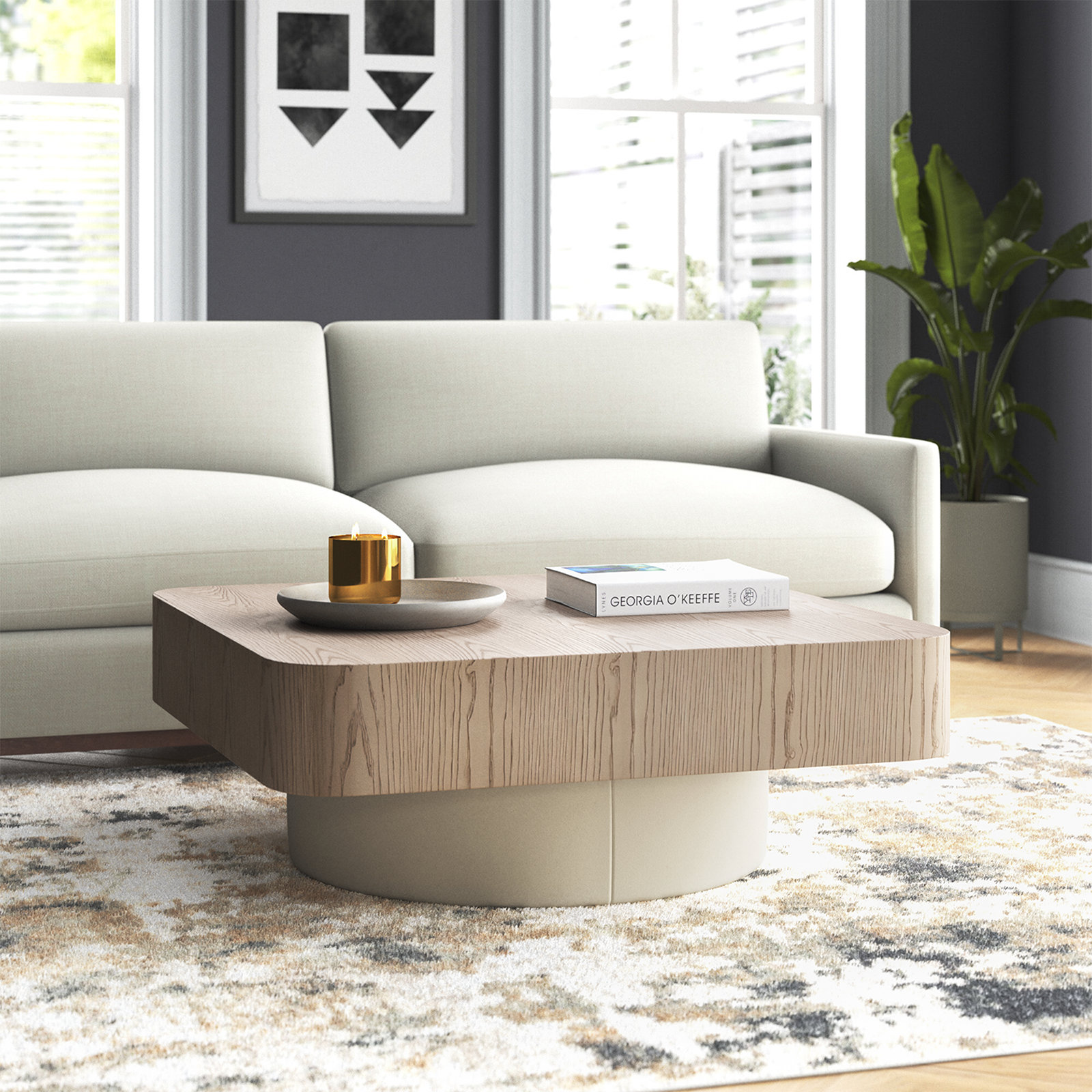 Lark Manor™ Alinblot Modern Square Coffee Table & Reviews | Wayfair