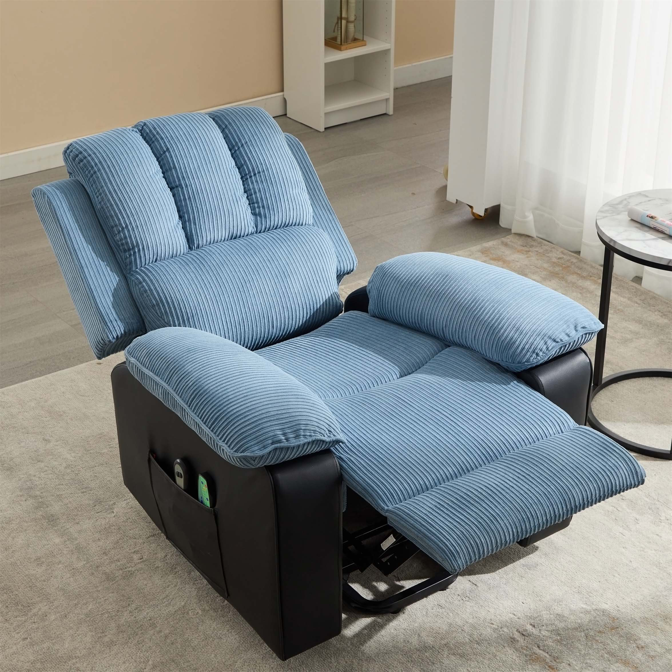 Latitude Run® Recliner chair with Heat and Vibrating Massage, Comfy ...