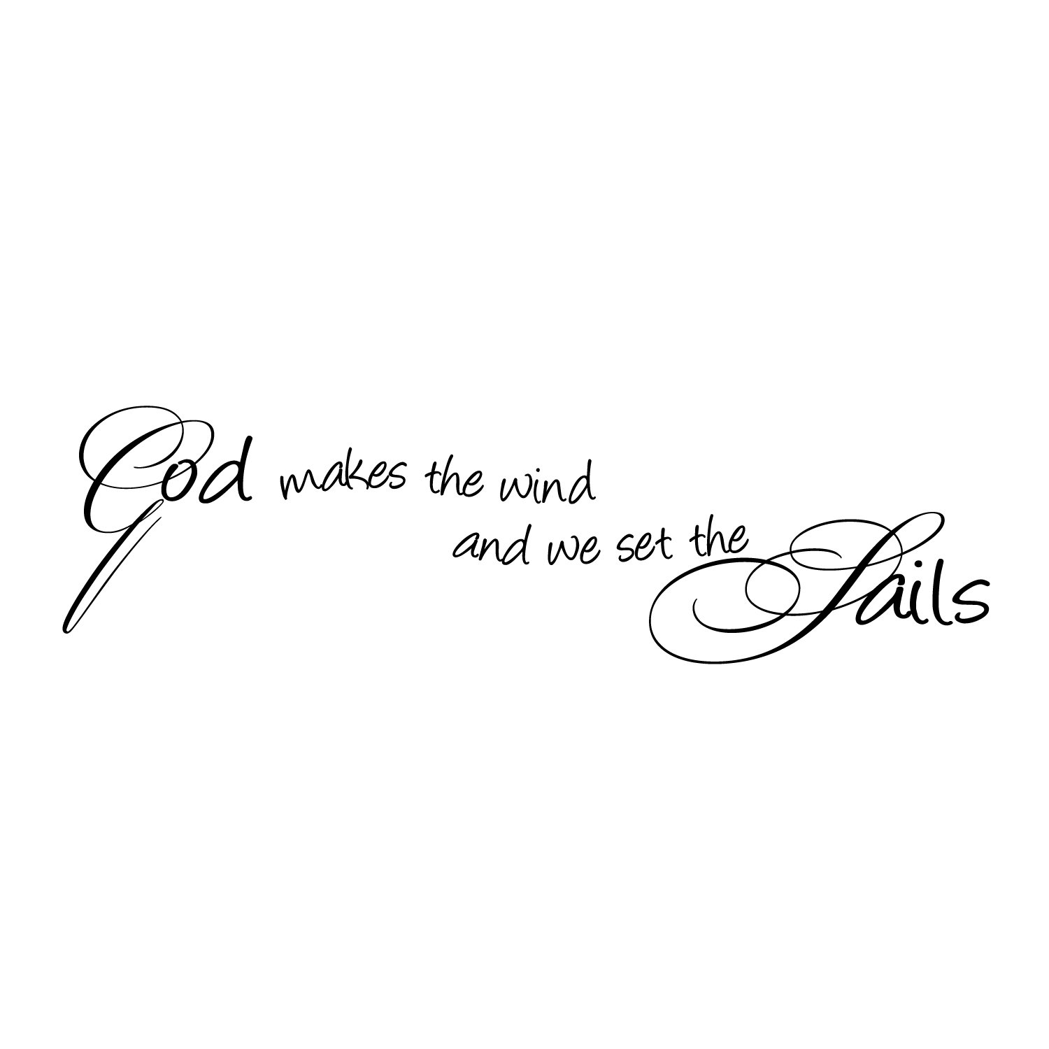 FiresideHome Religious & Spiritual Non-Wall Damaging Wall Decal | Wayfair