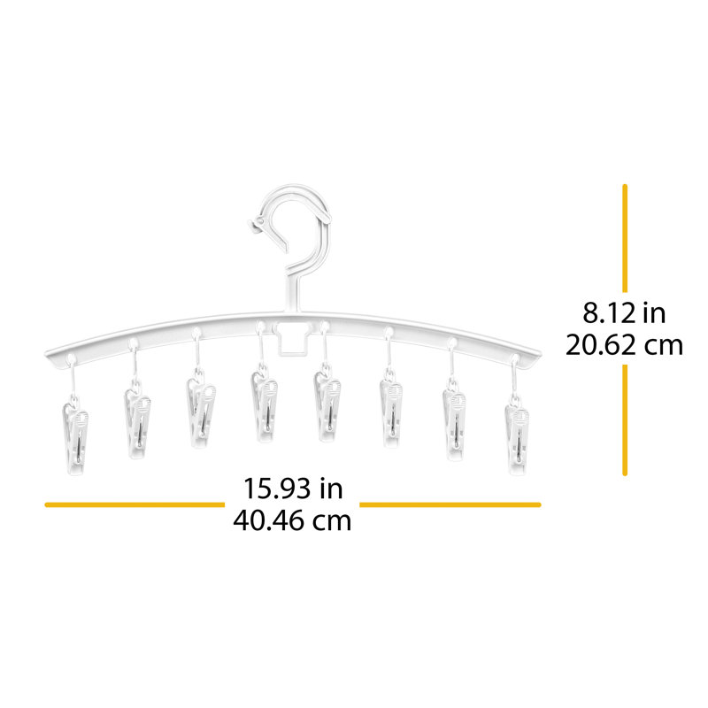 Rebrilliant Clip and Drip Laundry Organizer Hanger & Reviews - Wayfair ...