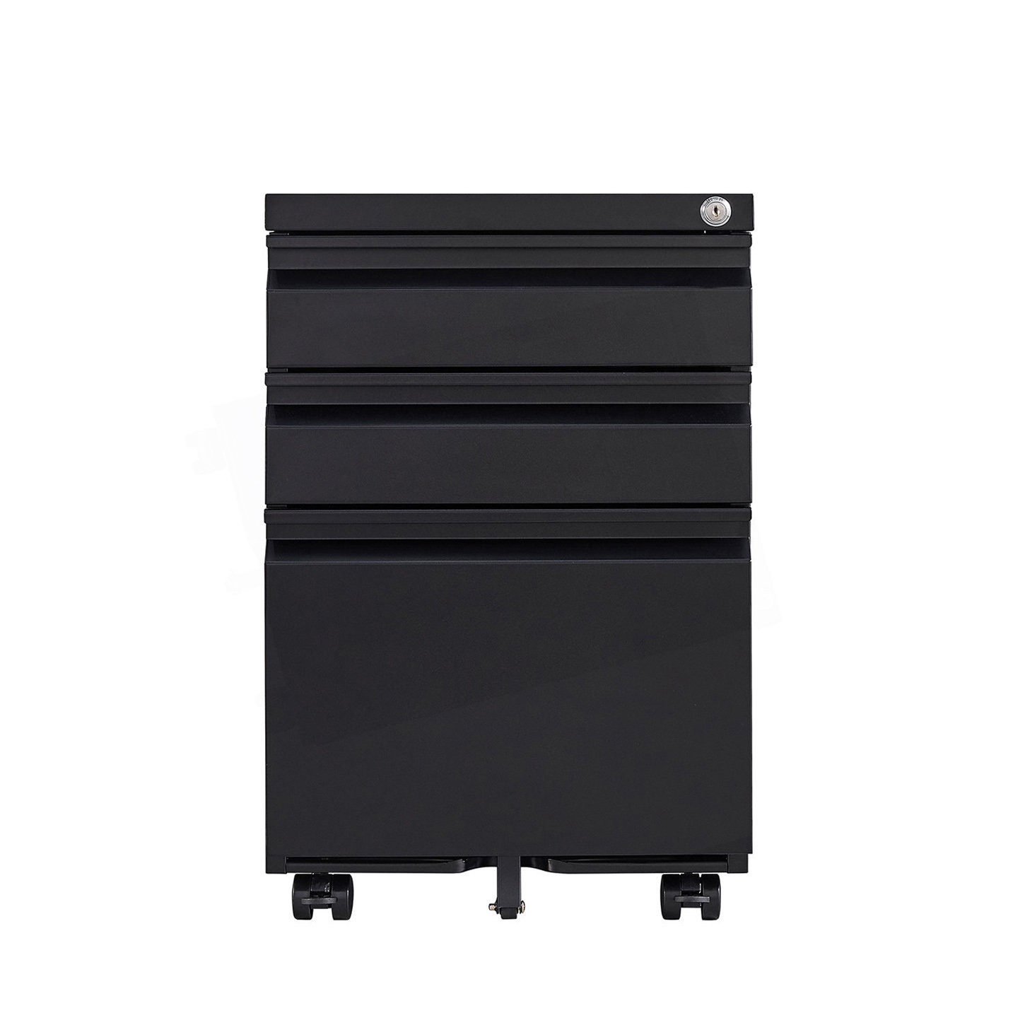 Dynoson 3-Drawer Mobile Filing Cabinet With Lock, Office Storage Filing ...