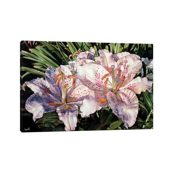 Ebern Designs Lilies Lanai by Lisa Lopuck - Painting on Canvas ...