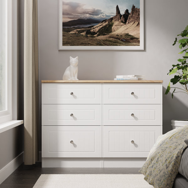 Ophelia & Co. 110cm W 6 - Drawer Chest of Drawers | Wayfair.co.uk