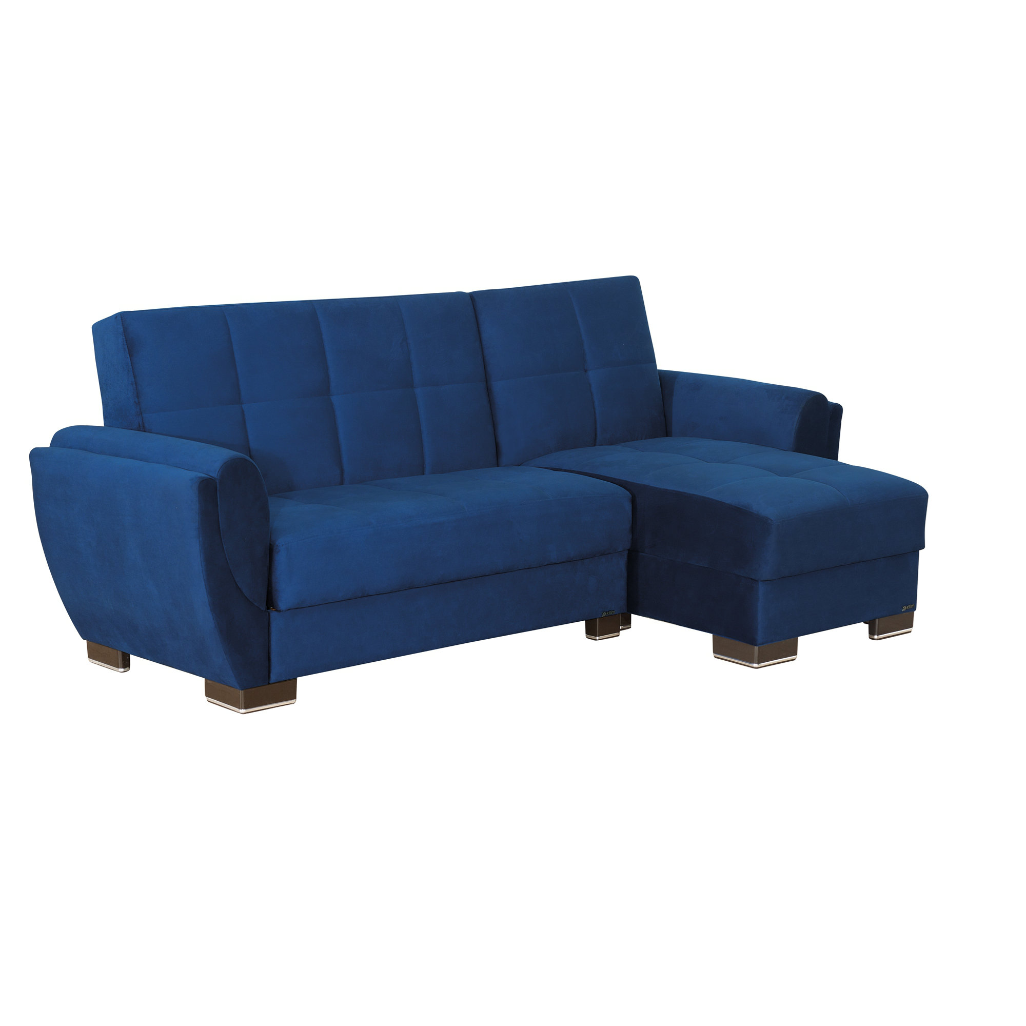 Wildon Home® Upholstered Convertible Chaise Lounge with Storage ...
