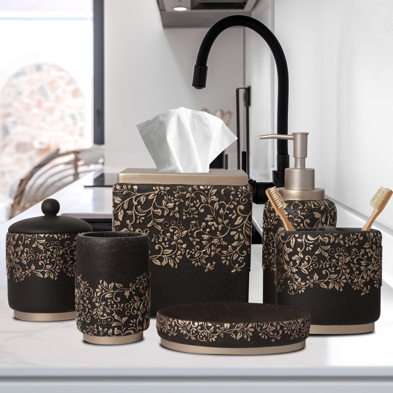 House of Hampton® Dorina 6 Piece Bathroom Accessories Set "& Reviews ...