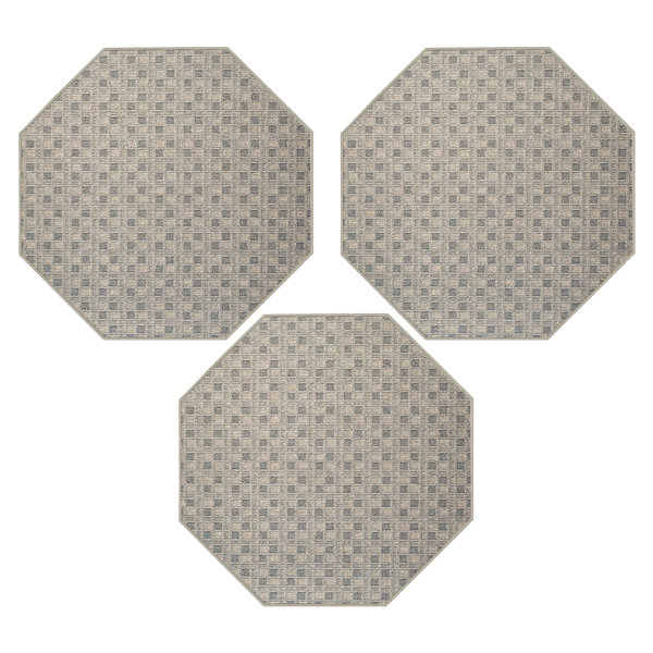 Latitude Run® Burkins Machine Washable Geometric Rug | Wayfair