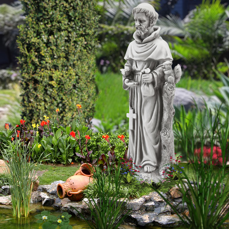 Astoria Grand St. Francis Religious Garden Statue, Spiritual Nature's ...