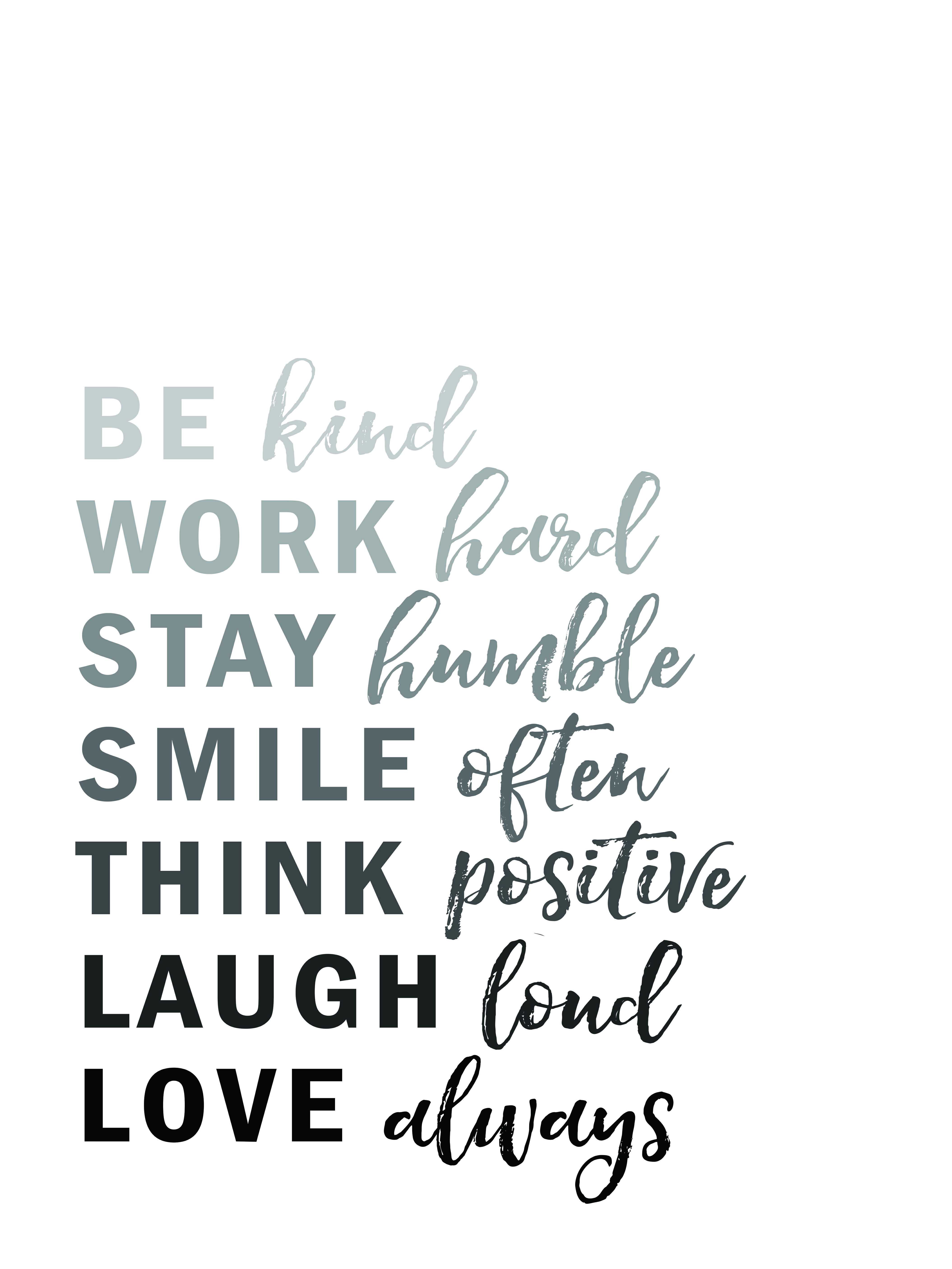 Trinx Be Kind List - Wrapped Canvas Print | Wayfair