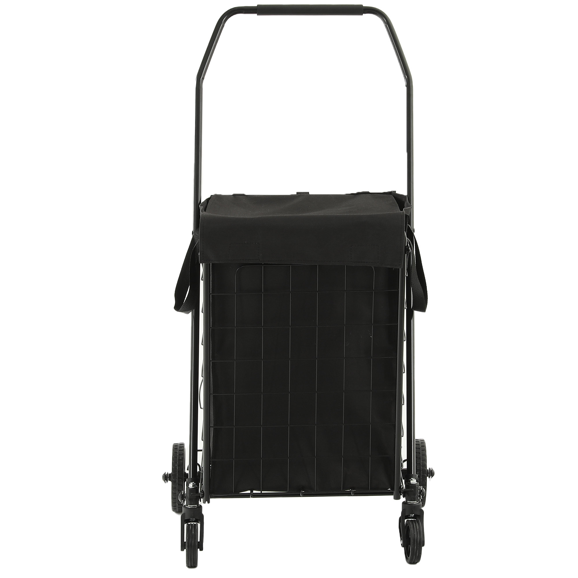 Balconera Foldable Shopping Cart With Wheels, Portable Utility Carts ...