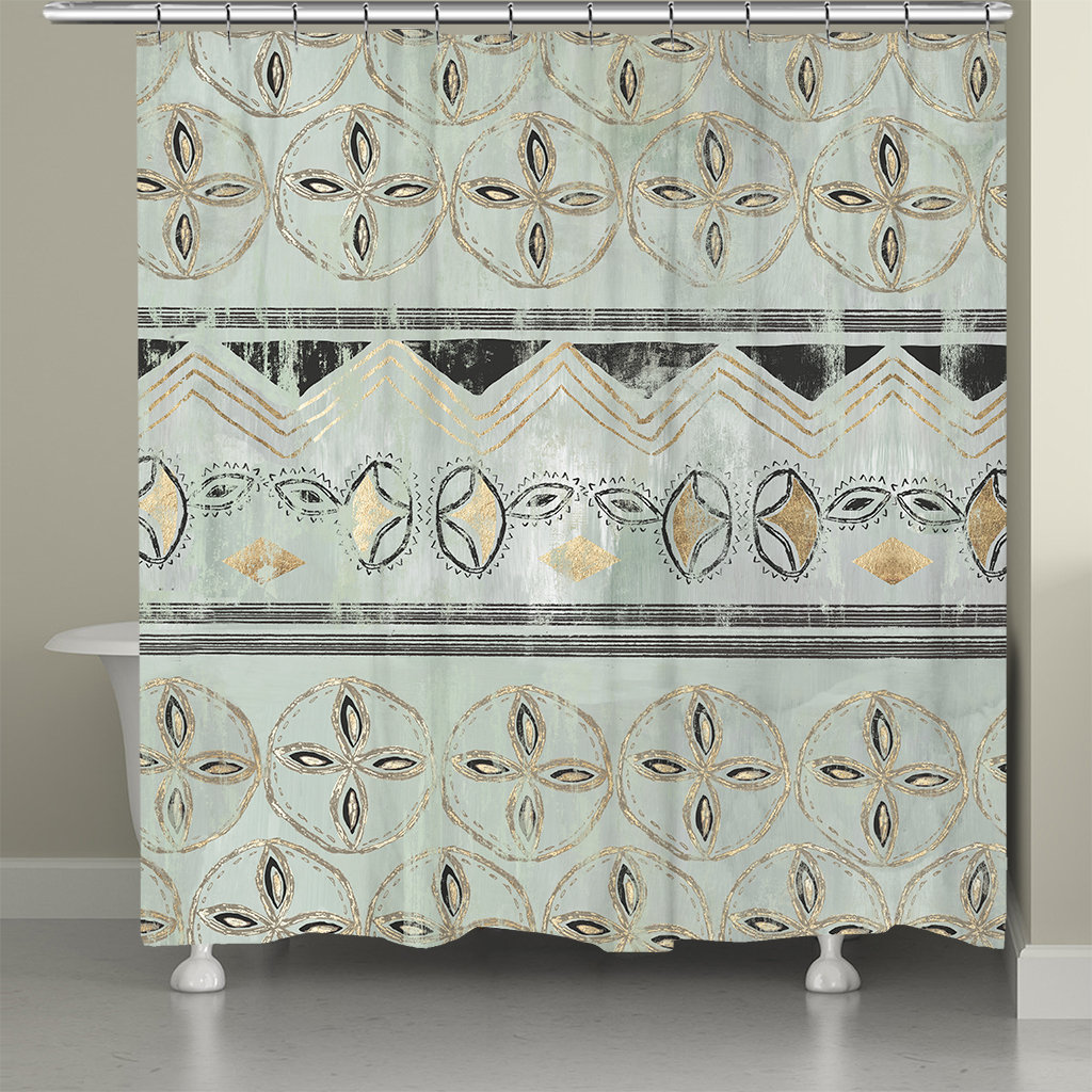 Rosecliff Heights Rinan In The Rhythm Shower Curtain | Wayfair