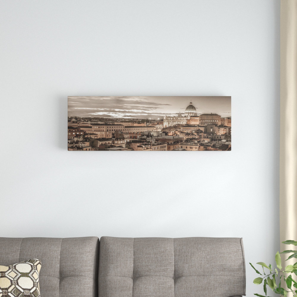 East Urban Home Bella Roma by Assaf Frank - Wrapped Canvas Photograph ...