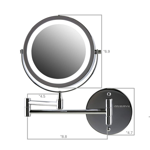 Ovente Concave LED Wall Mirror & Reviews | Wayfair