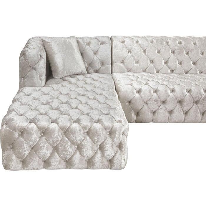 House of Hampton® Dymone Upholstered Sectional | Wayfair