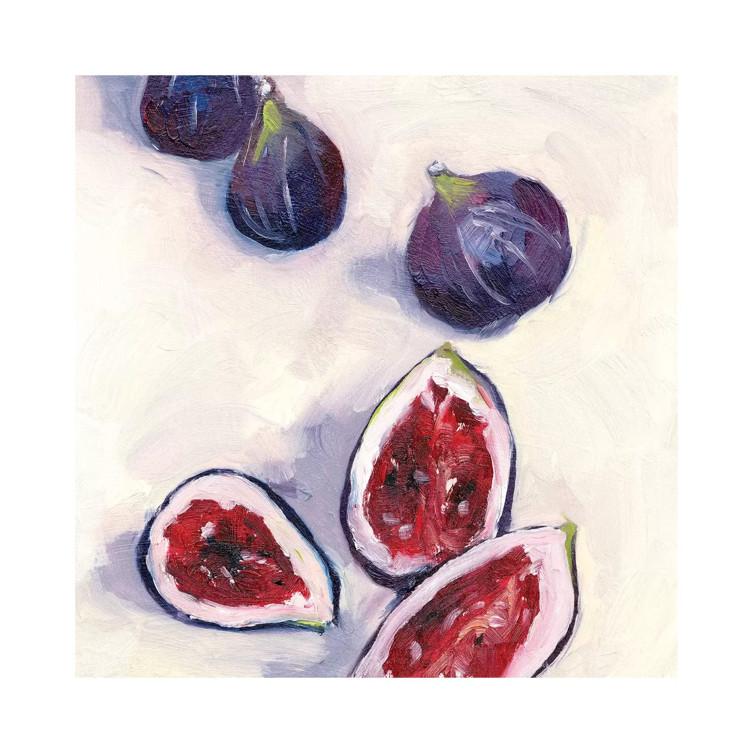 East Urban Home Figs In Oil II by Melissa Wang - Wrapped Canvas Gallery ...