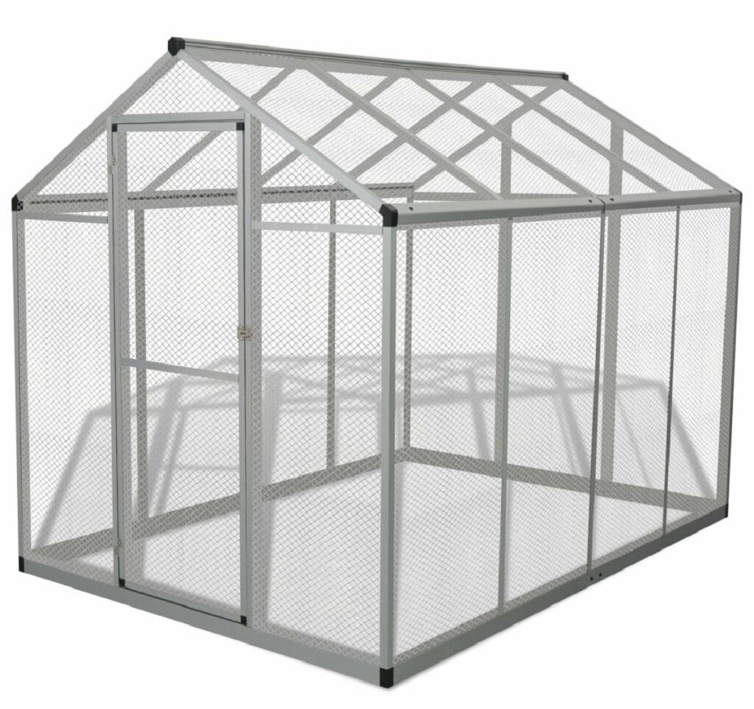 Tucker Murphy Pet™ Outdoor Aviary Walk-in Aviary with Hinged Door Large ...