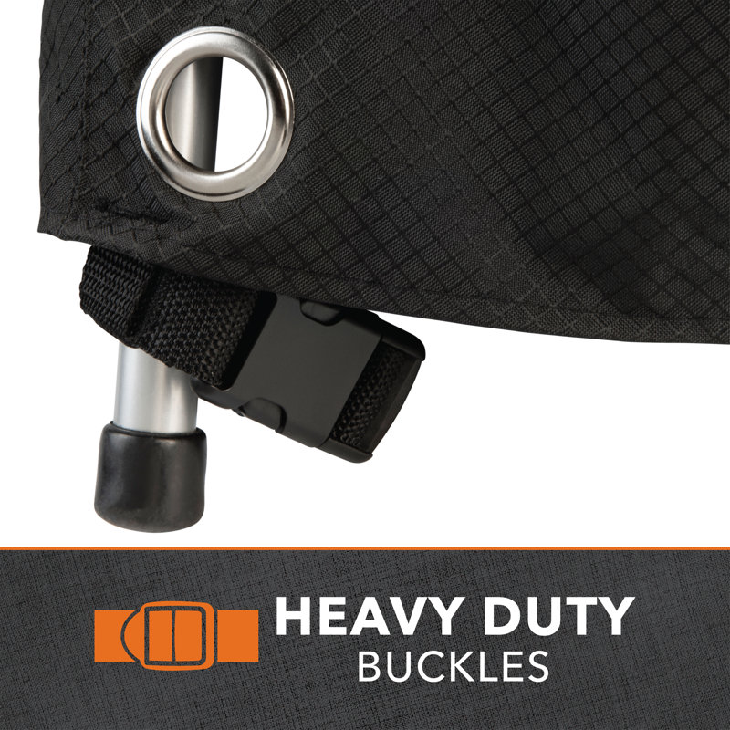 Modern Leisure Black Diamond Patio Loveseat Cover, Waterproof, 82.5"L x ...