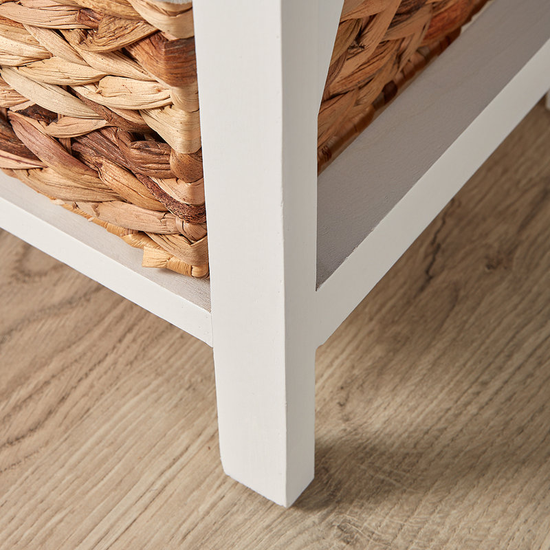 Haus am Meer Frahm Fully Assembled 3 Wicker Drawer Chest Storage Unit ...