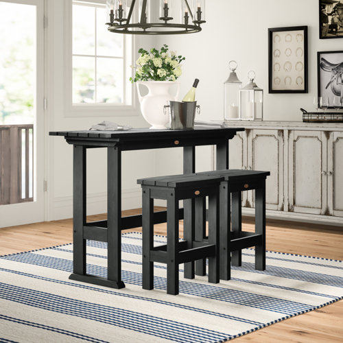 Three Posts™ Amelia Rectangular 4 - Person 54" Long Bar Height Dining ...