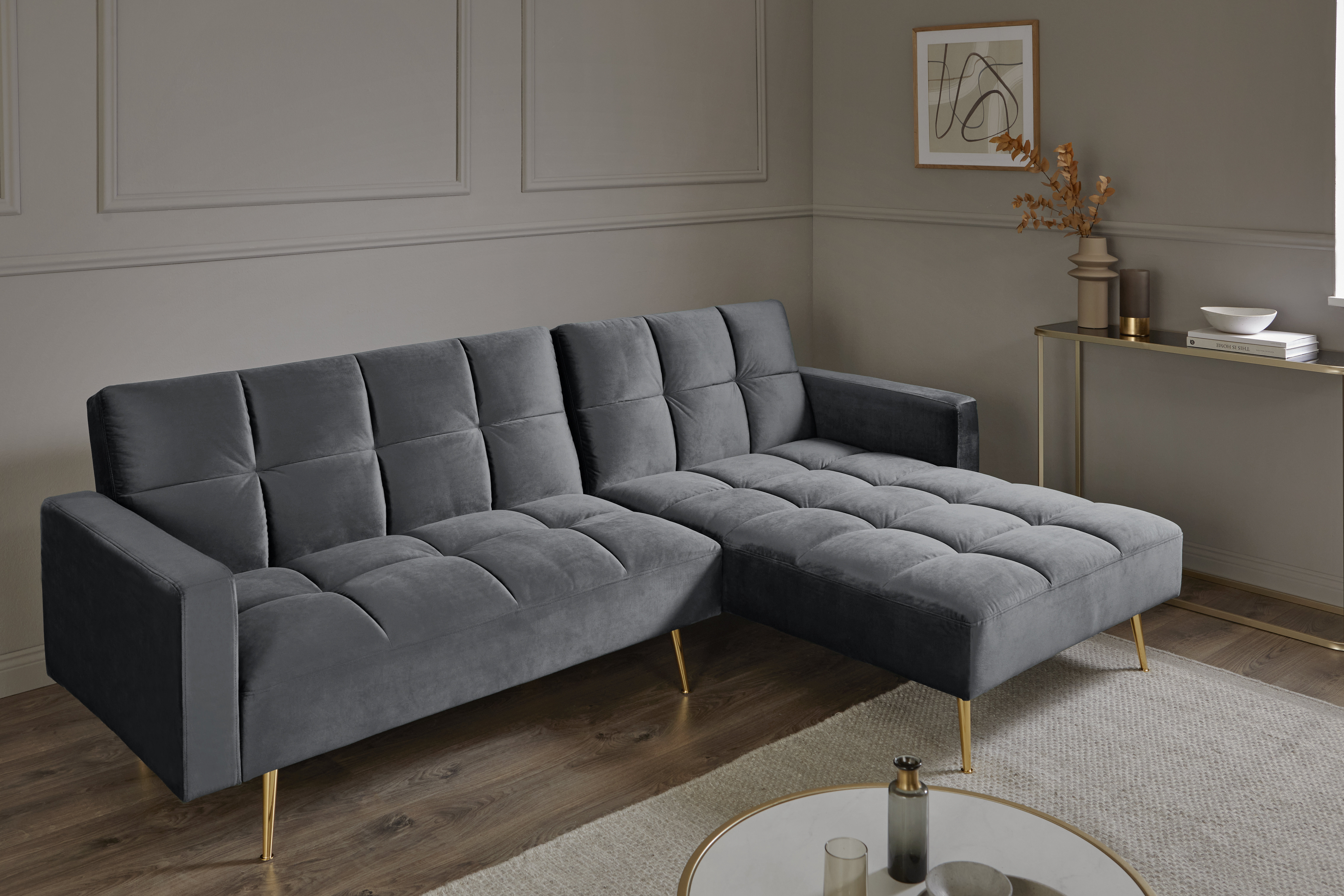 Mercury Row Shiflet Upholstered Corner Sofa & Reviews | Wayfair.co.uk