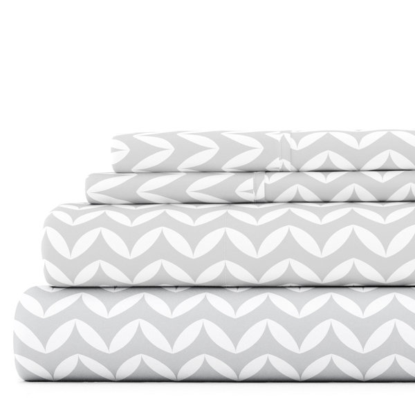 Becky Cameron Simply Soft Chevron Geo Pattern Sheet Set & Reviews | Wayfair