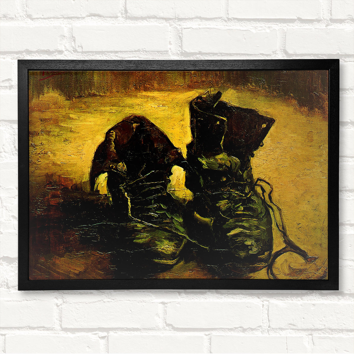 ClassicLiving A Pair Of Shoes by Vincent Van Gogh - Closed Corner Frame ...