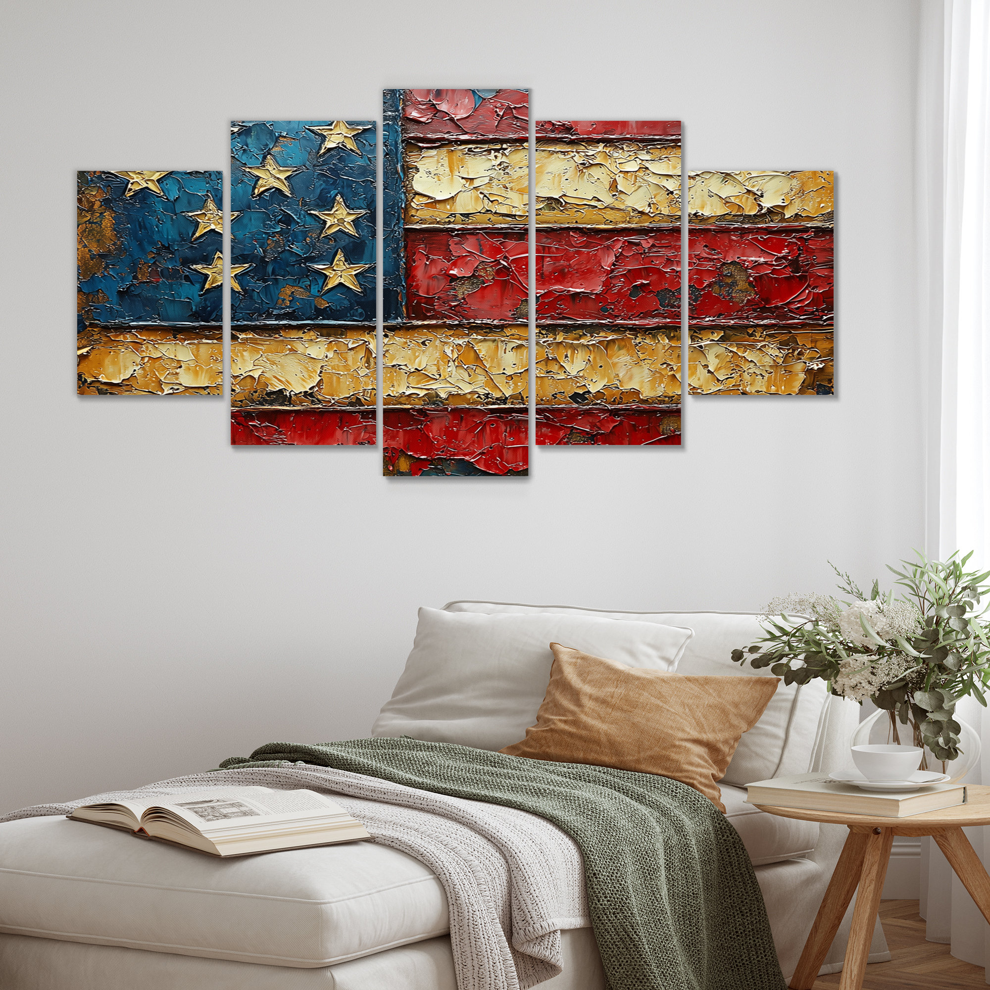 17 Stories The Flag Of The Usa Constitution. IV - USA Patriotist Wall ...