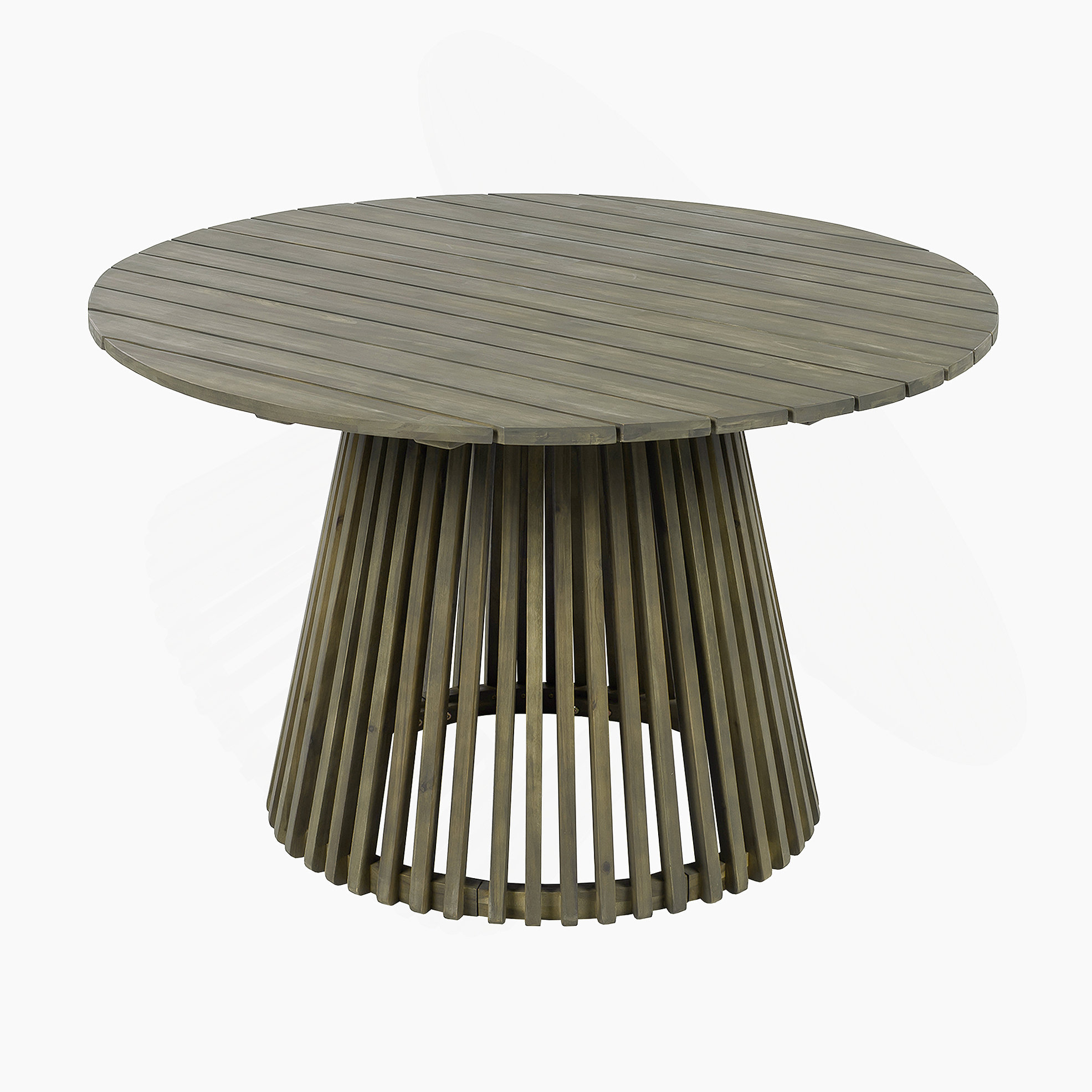 Dovecove Outdoor Acacia Wood Patio Dining Table, 47.25-inch extra-large ...