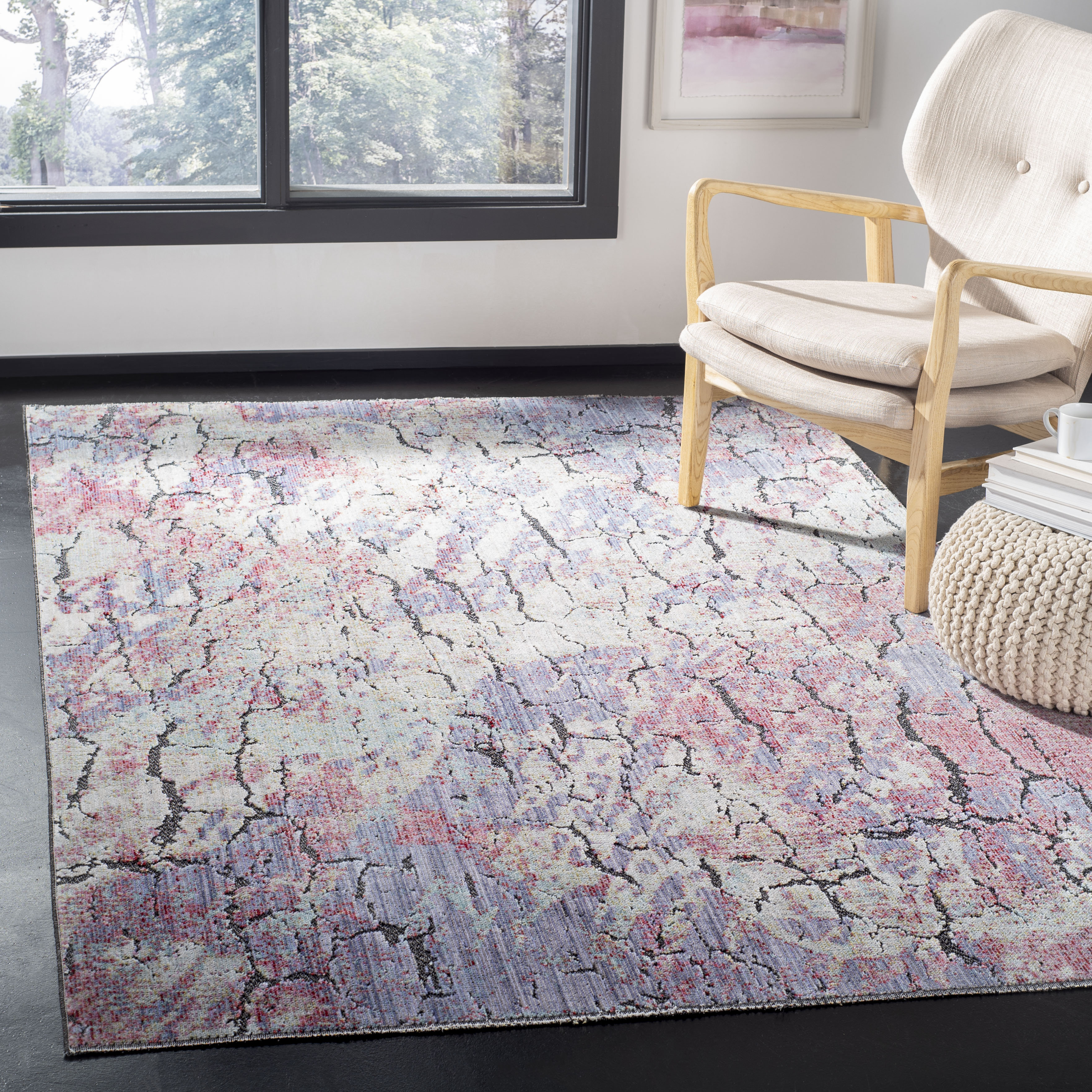 Ivy Bronx Higginson Provance Performance Abstract Rug | Wayfair
