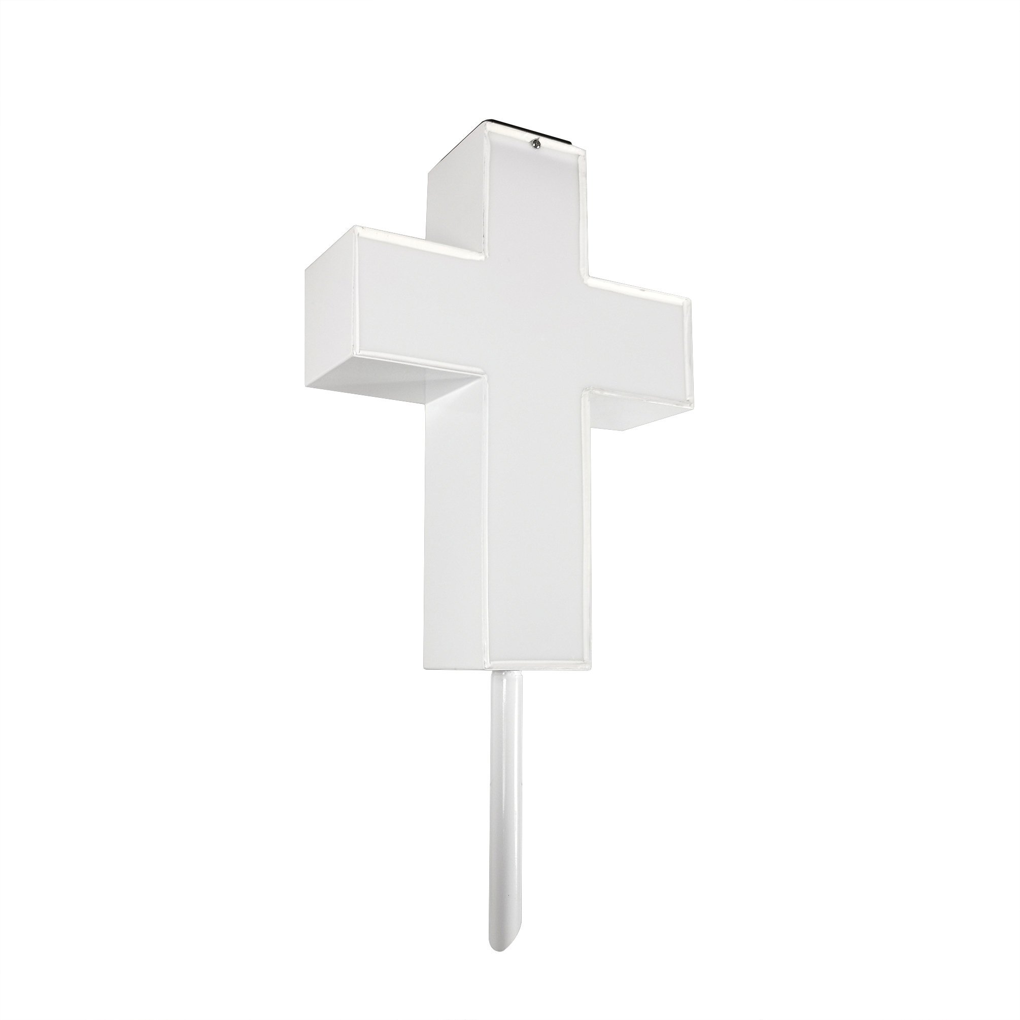 Arlmont & Co.® Solar Lighted Cross Powered By God's Sunlight - Perfect ...