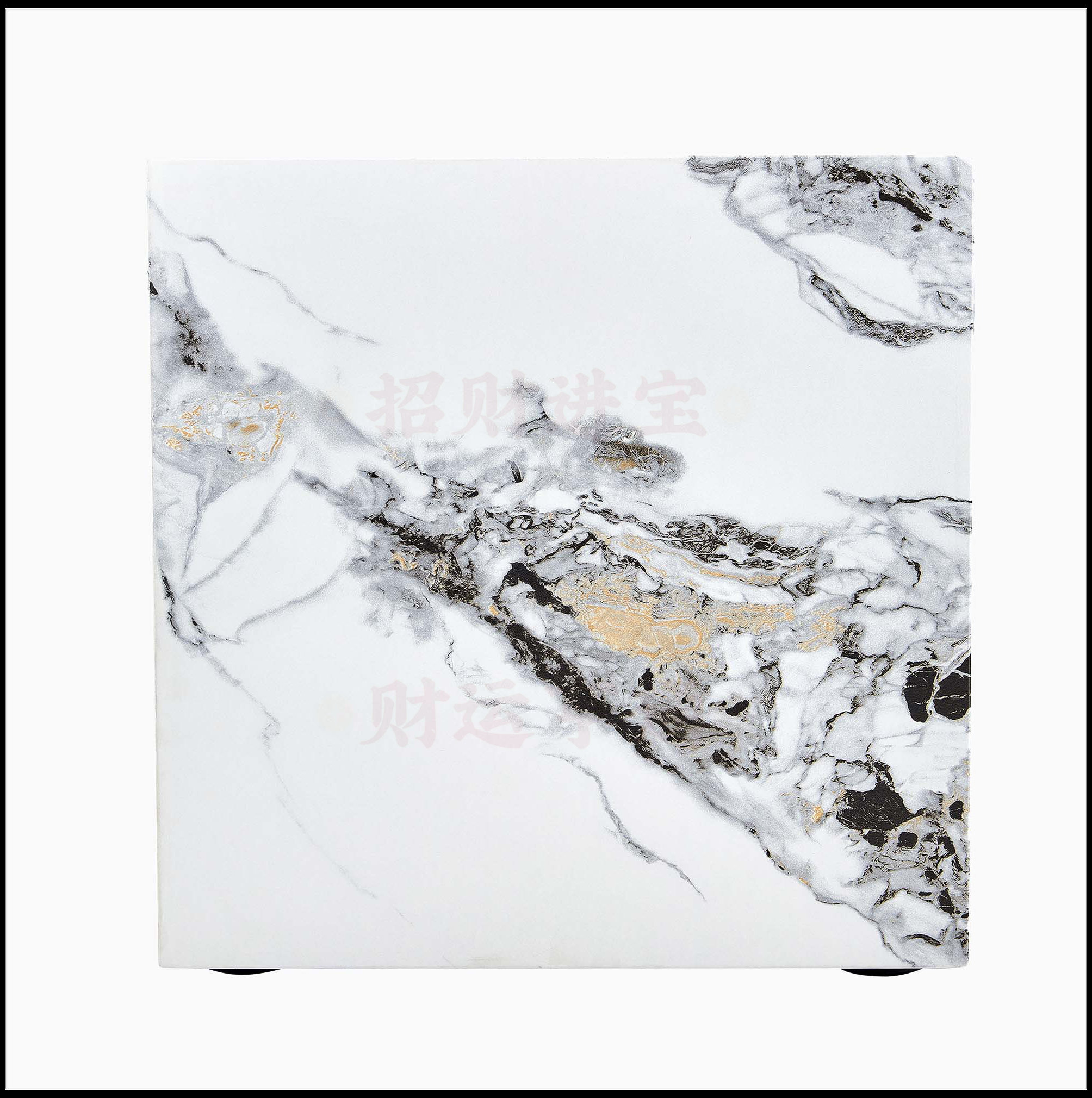 Wrought Studio™ white cube stylish texture design coffee table | Wayfair