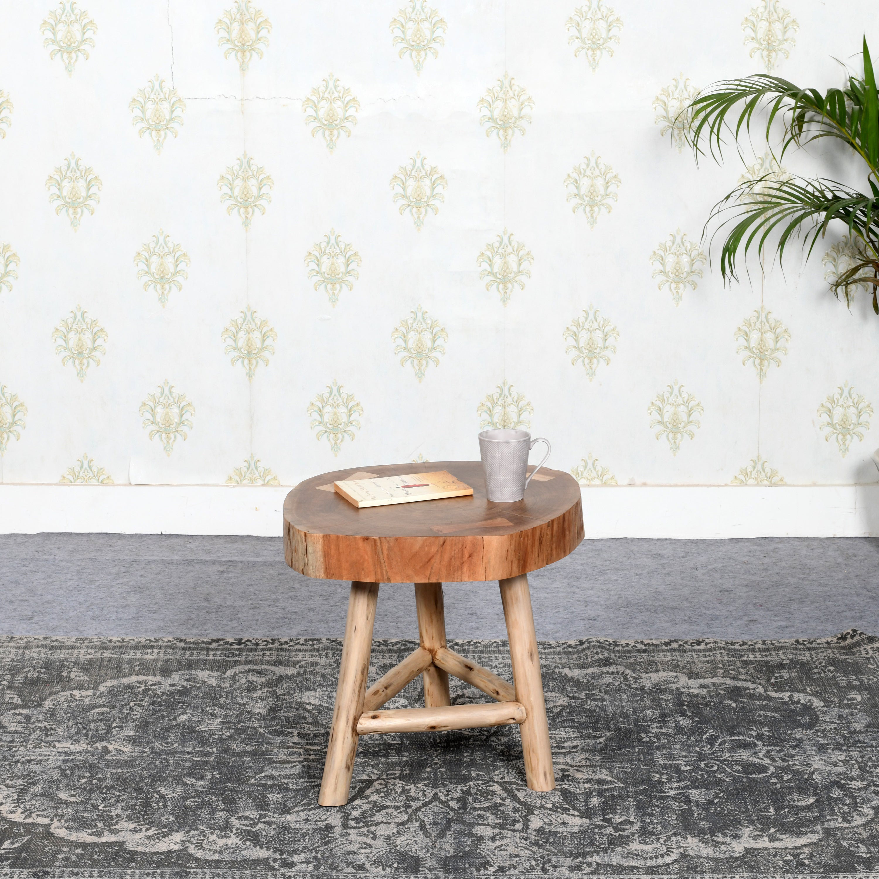 Alpen Home Aala Unfinished Solid Wood Accent Stool | Wayfair.co.uk