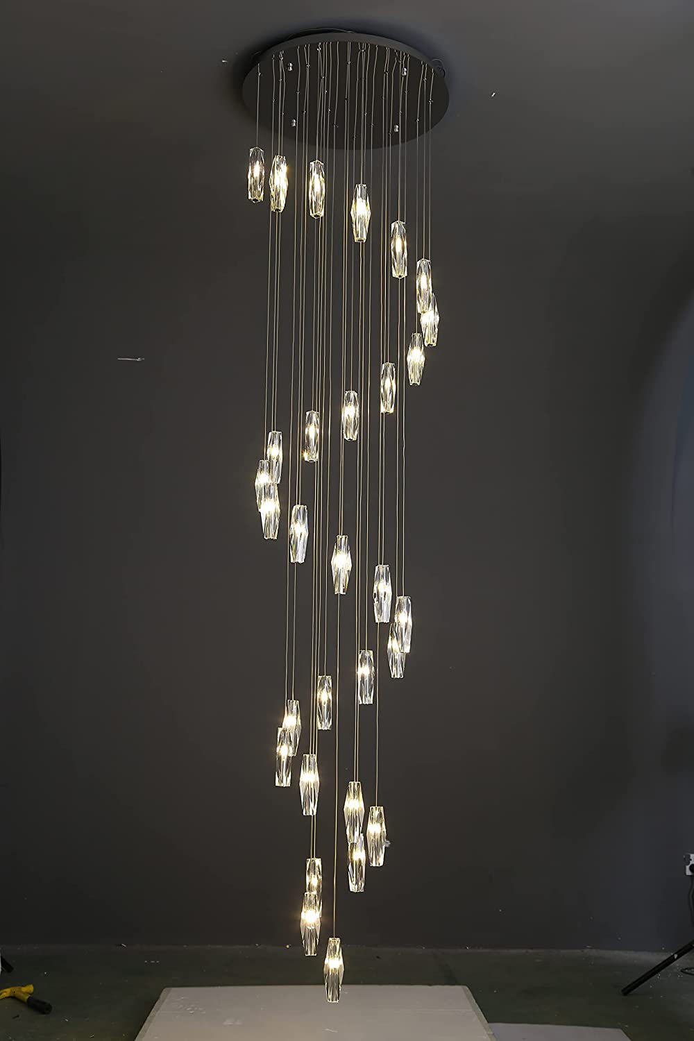 Everly Quinn Abbottstown 20 - Light Dimmable LED Chandelier | Wayfair