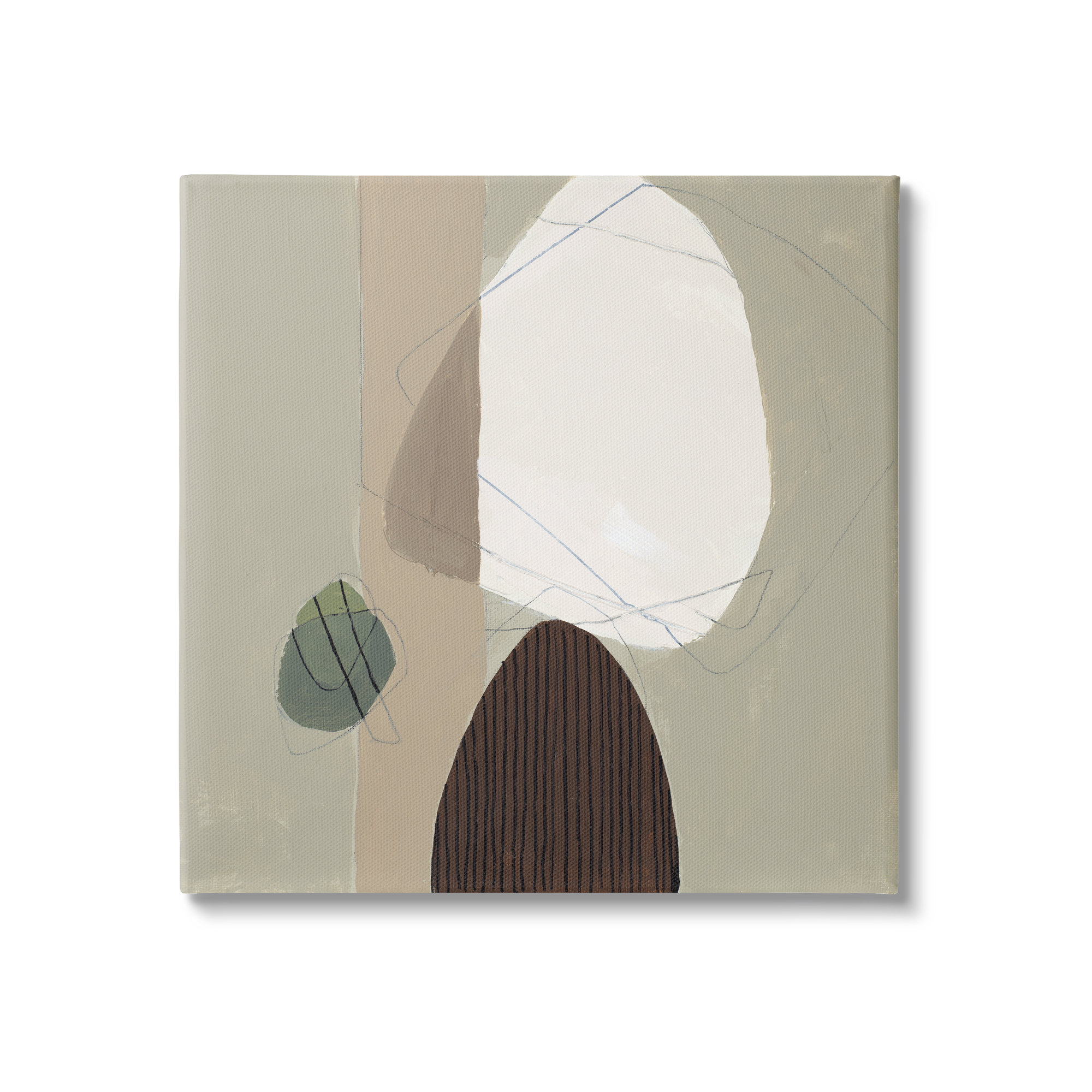 George Oliver Neutral Tone Soft Shapes by Patricia Pinto - Wrapped ...