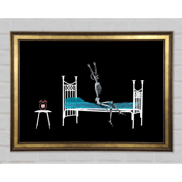 Happy Larry Skelett Wecker - Druck | Wayfair.de