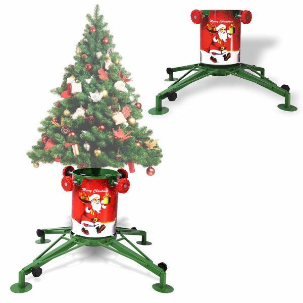 The Holiday Aisle® Steel Live Tree Stand For Max. Tree Height | Wayfair