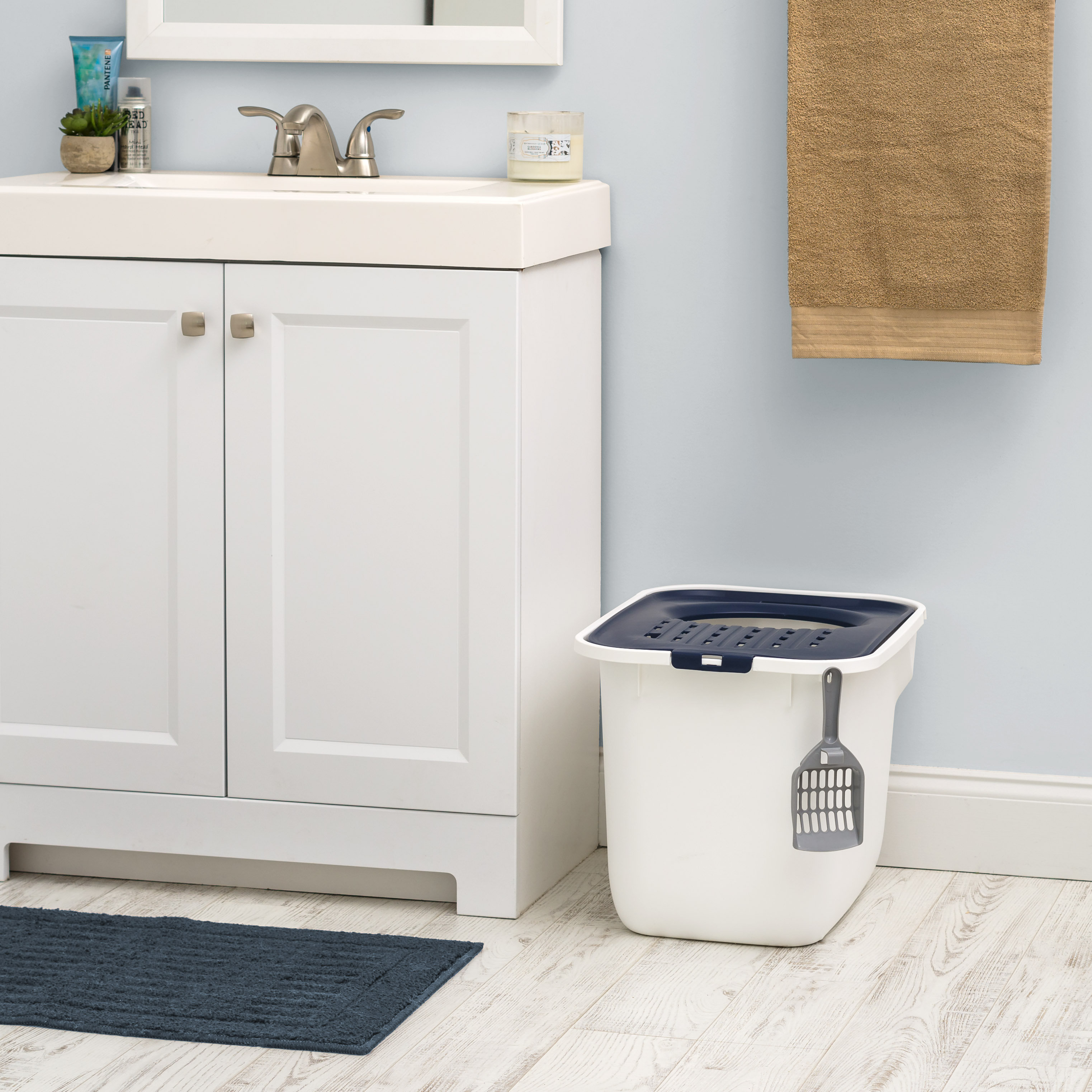 IRIS Plastic Enclosed Litter Box with Scoop & Reviews - Wayfair Canada
