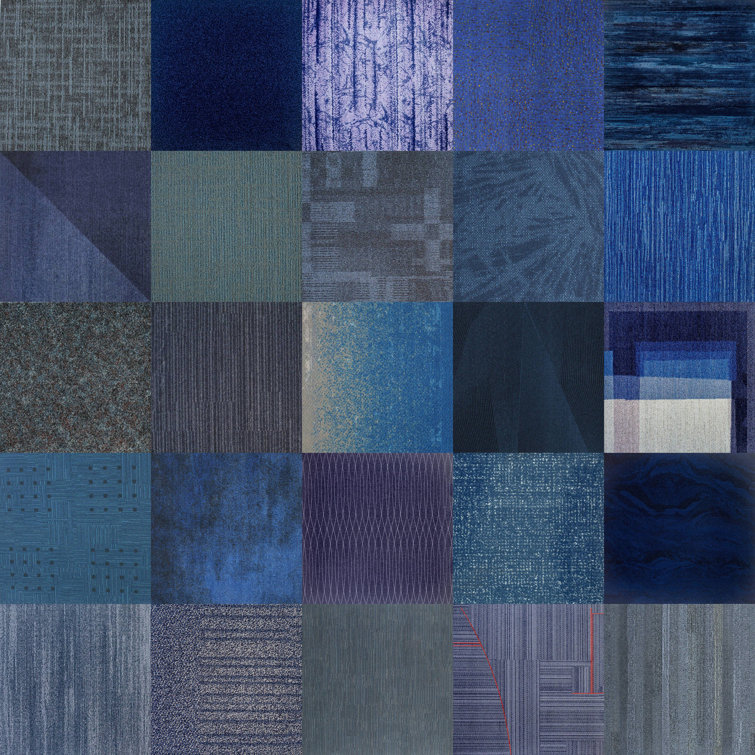 American Home 19.5" Square Commercial Grade Carpet Tiles & Reviews ...