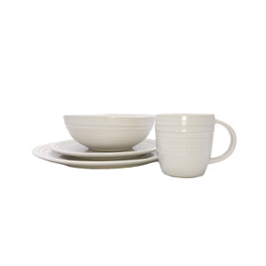 Canvas Home Lines 16 Piece Dinnerware Set, Service for 4 | Wayfair