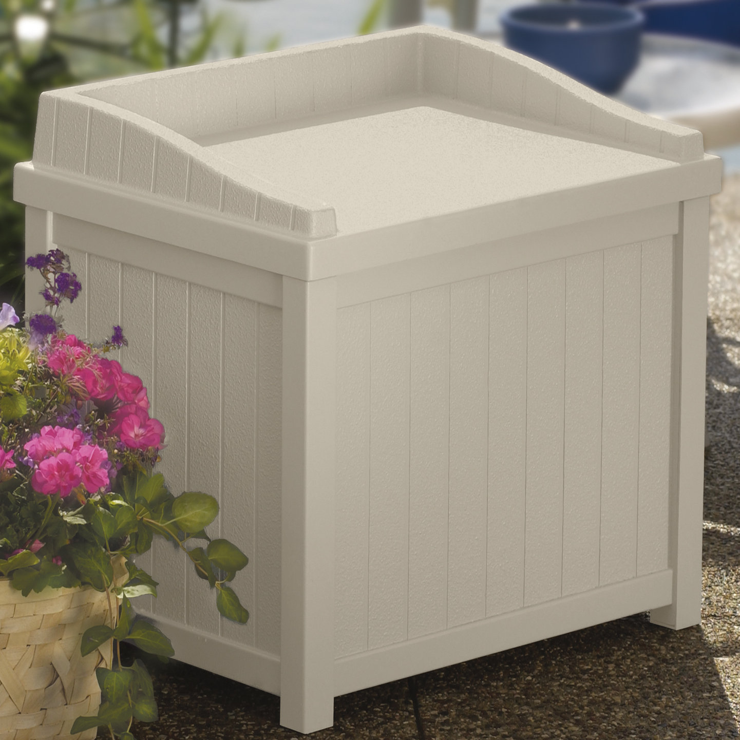 Suncast Saint Albans Plastic Storage Bench & Reviews - Wayfair Canada