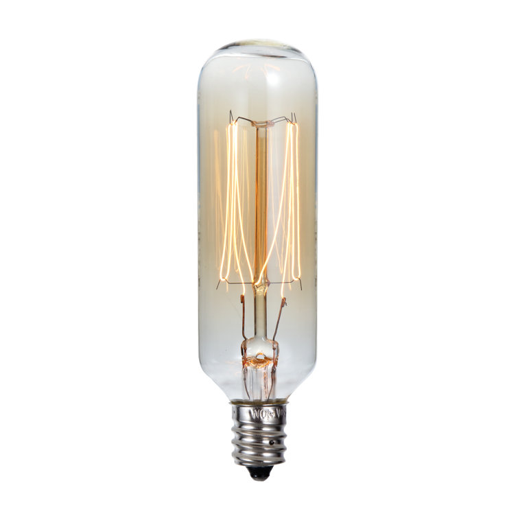 Cal Lighting 40 Watt T8 E12/Candelabra Dimmable 2400K Incandescent Bulb ...
