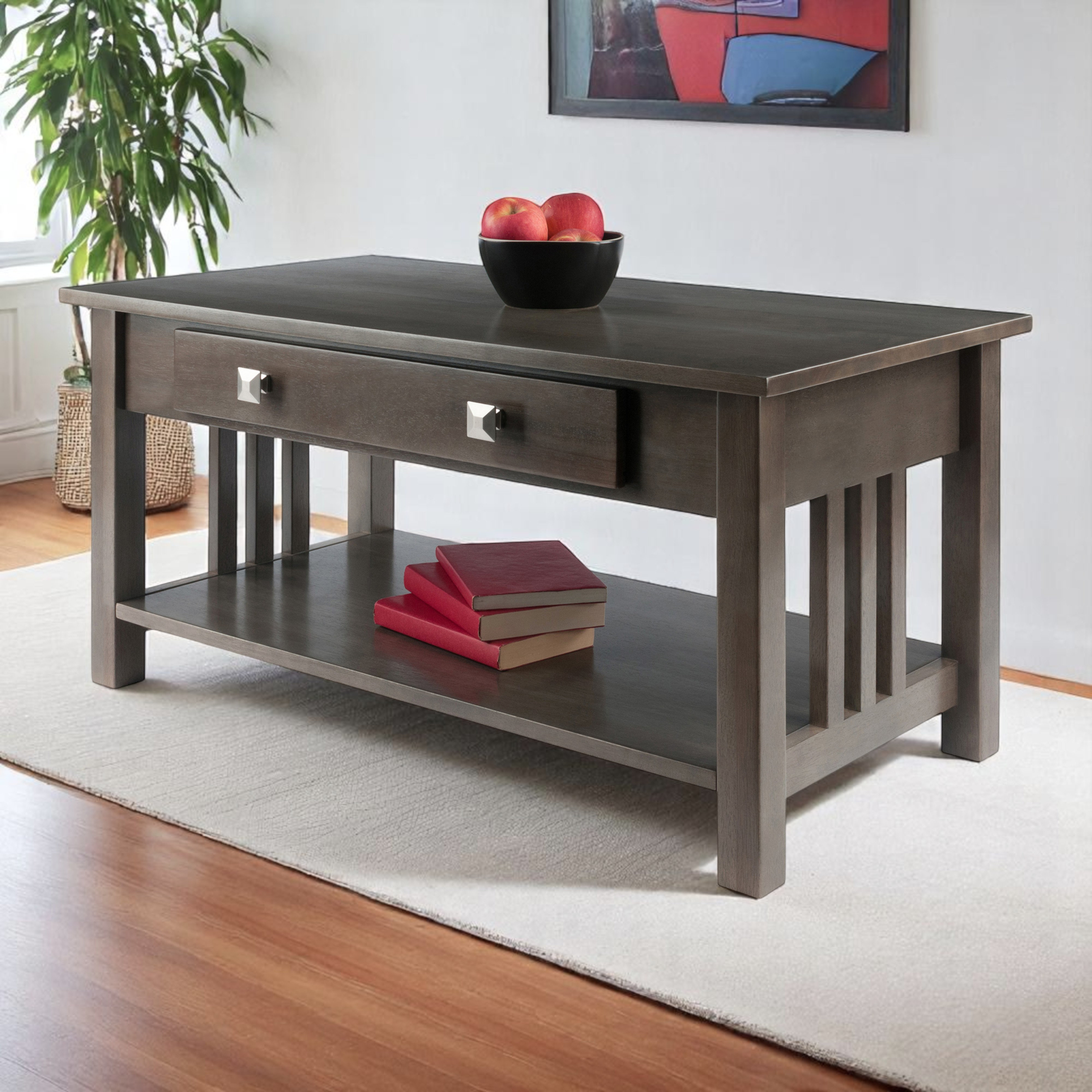 Red Barrel Studio® Raymond Oyster Gray Coffee Table | Wayfair