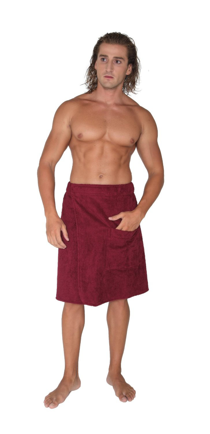 Winston Porter Colquitt 100% Turkish Cotton Terry Cloth Male Bathrobe ...