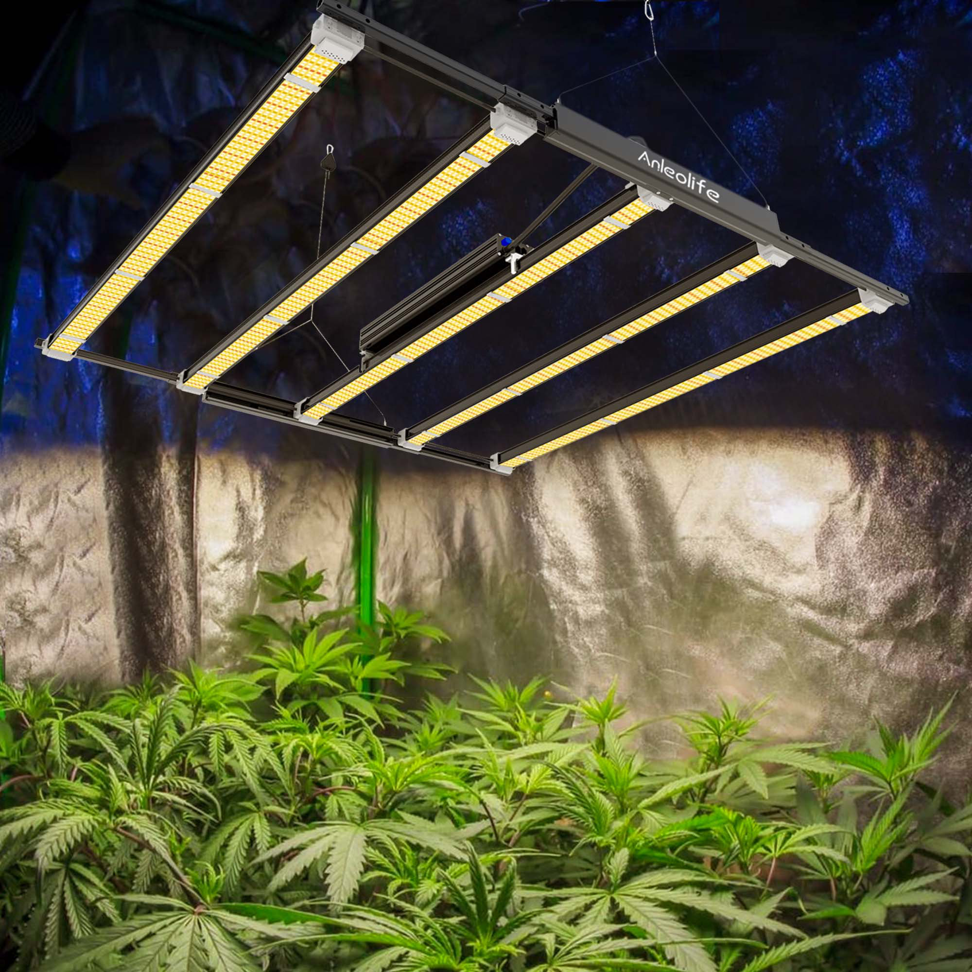 Engdash 730W LED Grow Light for Indoor Plants,Full Spectrum, Energy ...