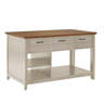 Kingstown Home Spadina Kitchen Island with Solid + Manufactured Wood ...