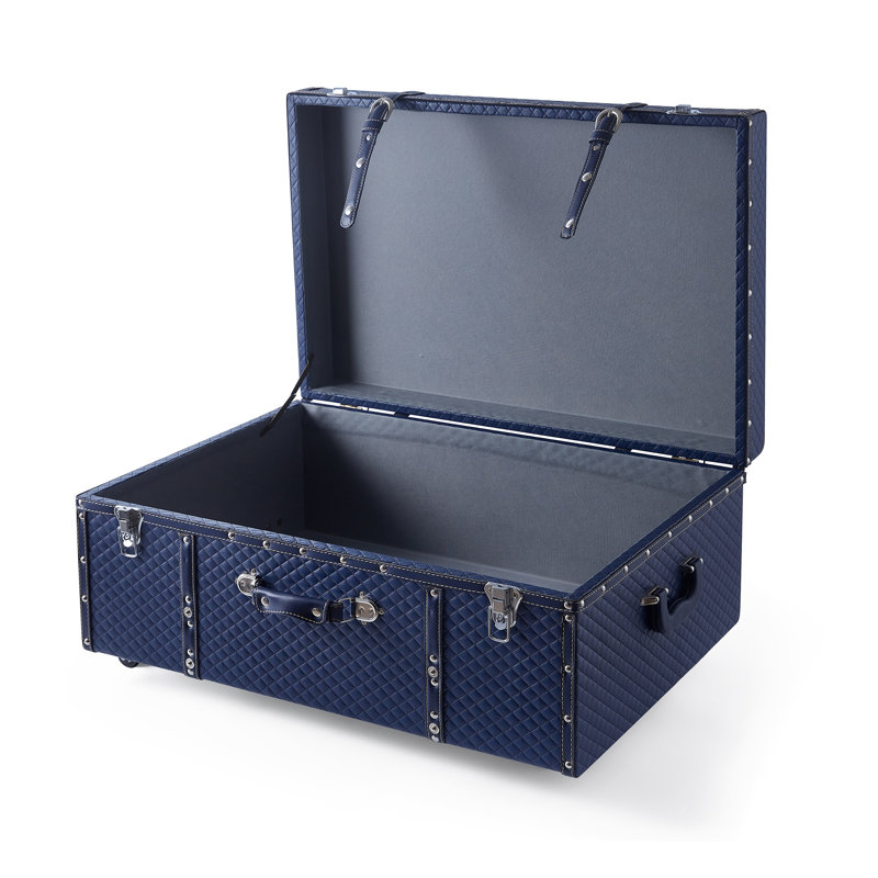 DormCo Texture Brand Trunk - Almond Taupe Diamond "& Reviews" | Wayfair