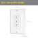 Armacost Lighting Wireless Wall Mount Touchpad for White LED Dimmers ...