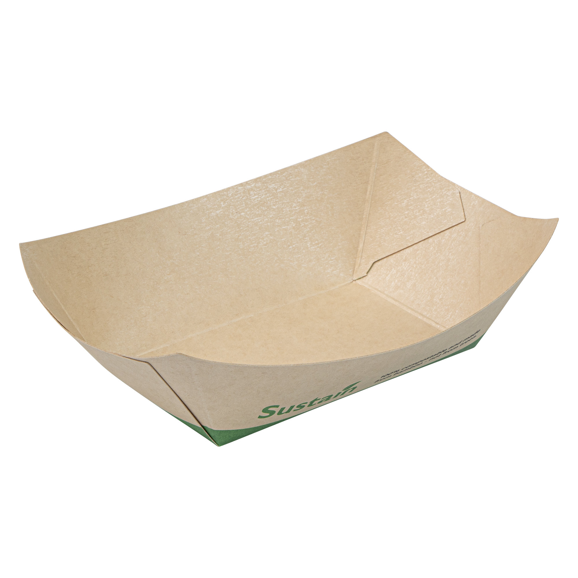 Restaurantware-Sustain 6 Ounce Disposable Food Trays, 400 Sturdy Paper ...