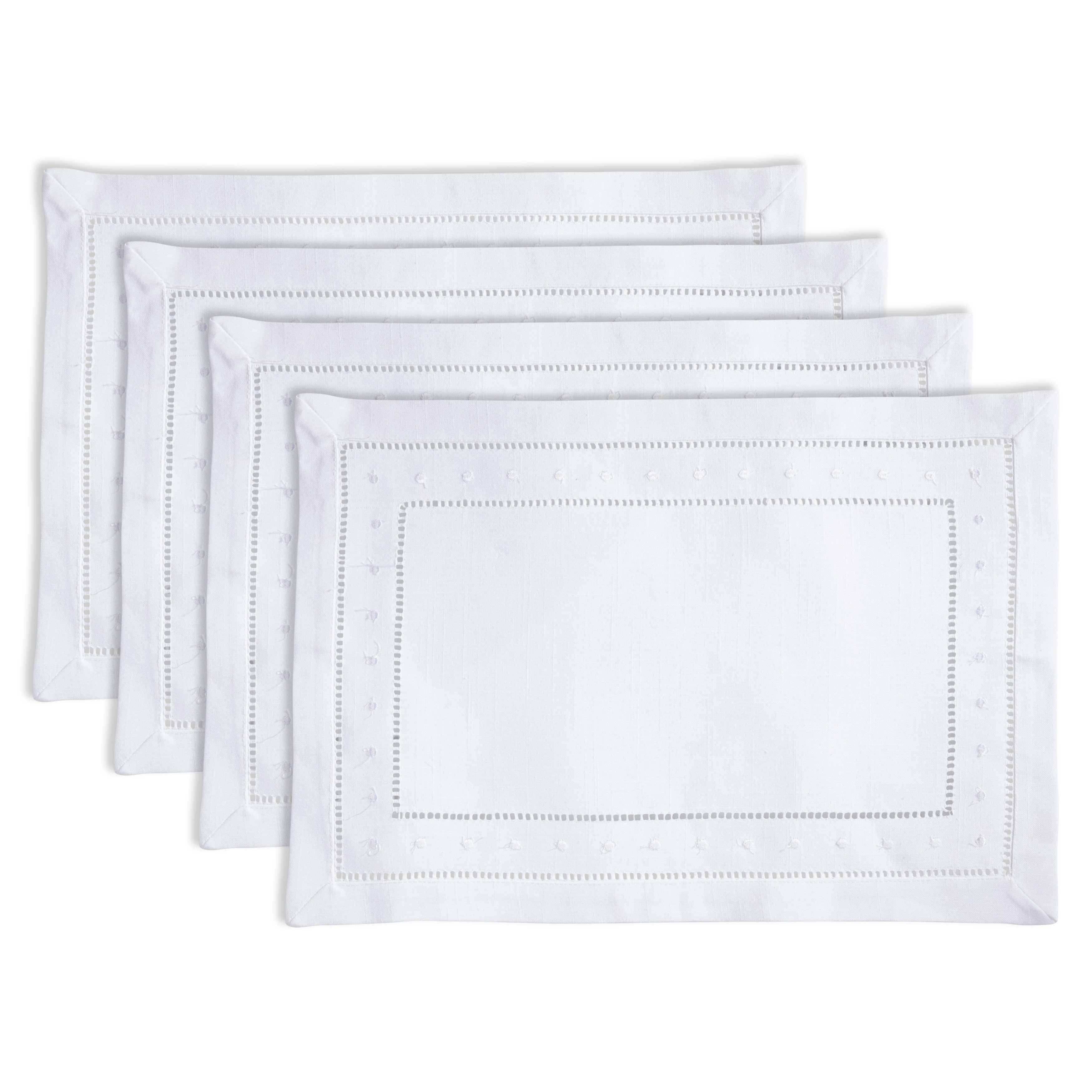 Birch Lane™ Polyester No Pattern Rectangle Placemat | Birch Lane