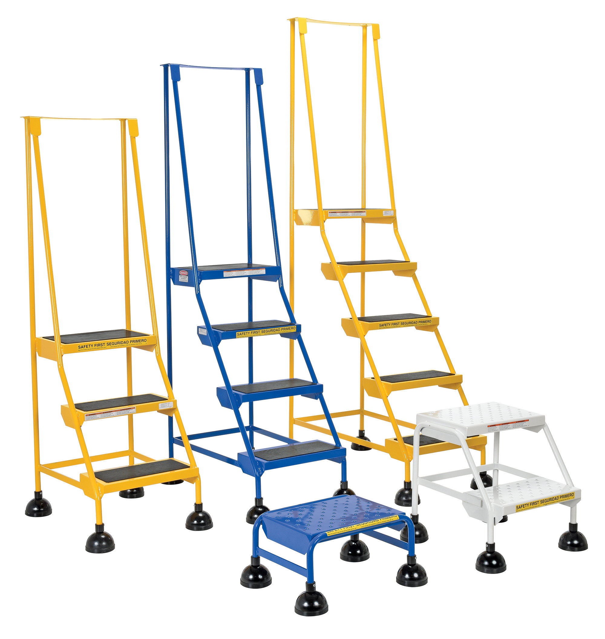 WFX Utility™ Chicopee 1 - Step Steel Rolling Ladder | Wayfair