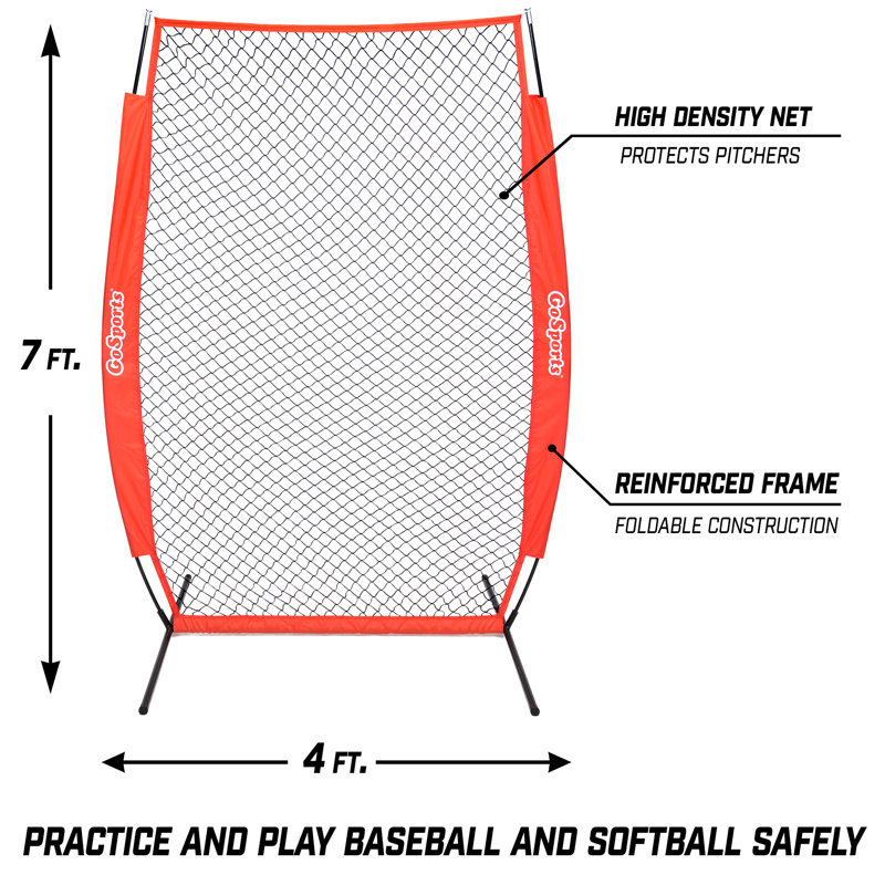 GoSports Pitcher Protection Softball and Baseball Net & Reviews | Wayfair